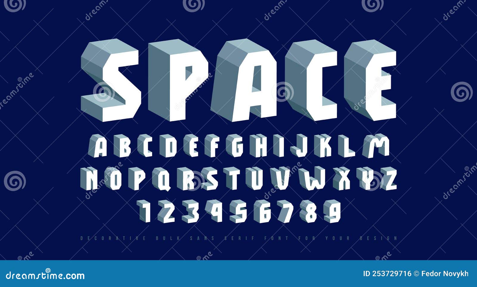 Bulk sans serif font stock vector. Illustration of bulk - 253729716