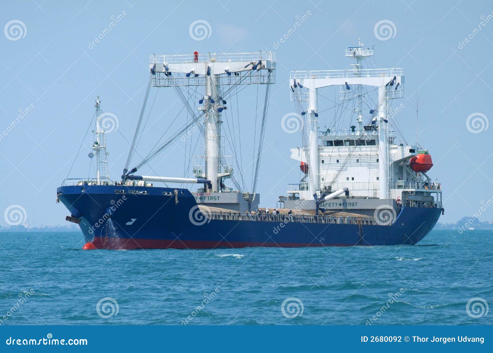 Dry Bulk Ship And Tugboat Royalty-Free Stock Photo | CartoonDealer.com ...