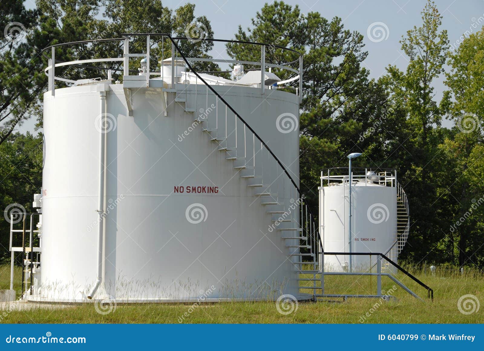 Bulk Storage Tanks stock image. Image of container, tanks - 6040799