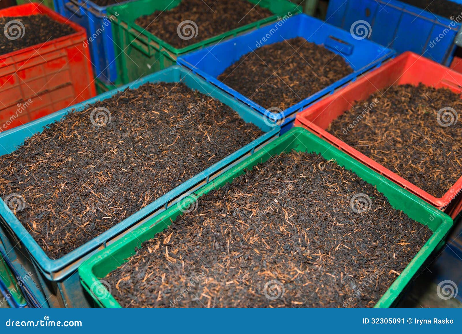 Bulk tea in boxes stock image. Image of blend, food, chinese - 32305091