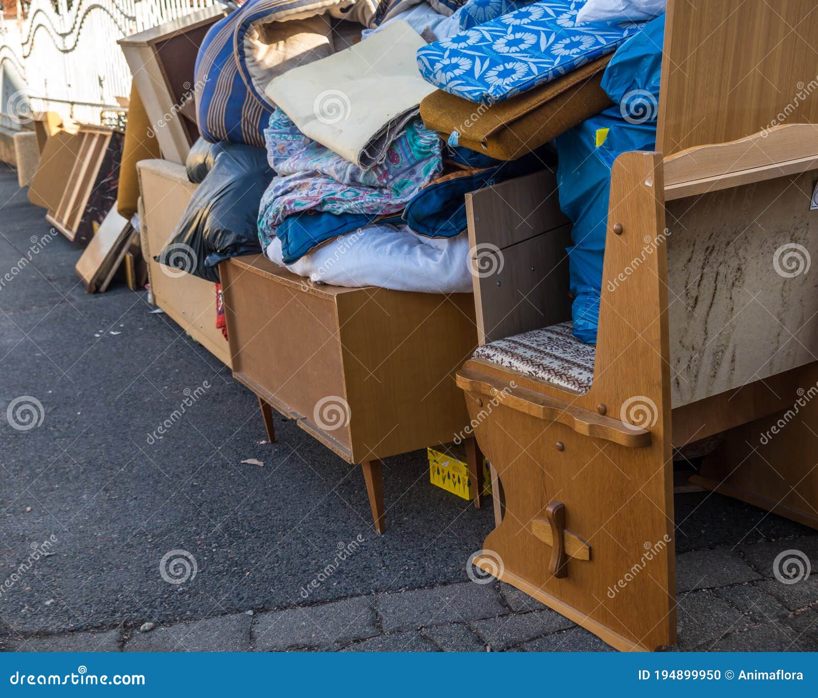 Bulky waste collection stock photo. Image of household - 194899950