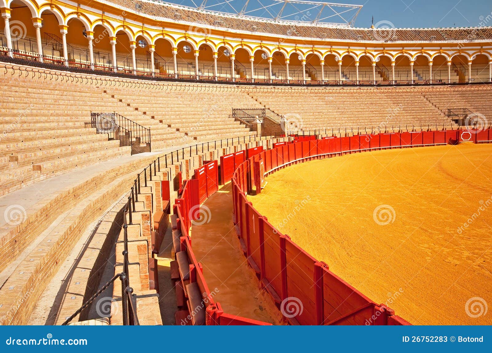 Bull In The Arena Royalty-Free Stock Photography | CartoonDealer.com ...