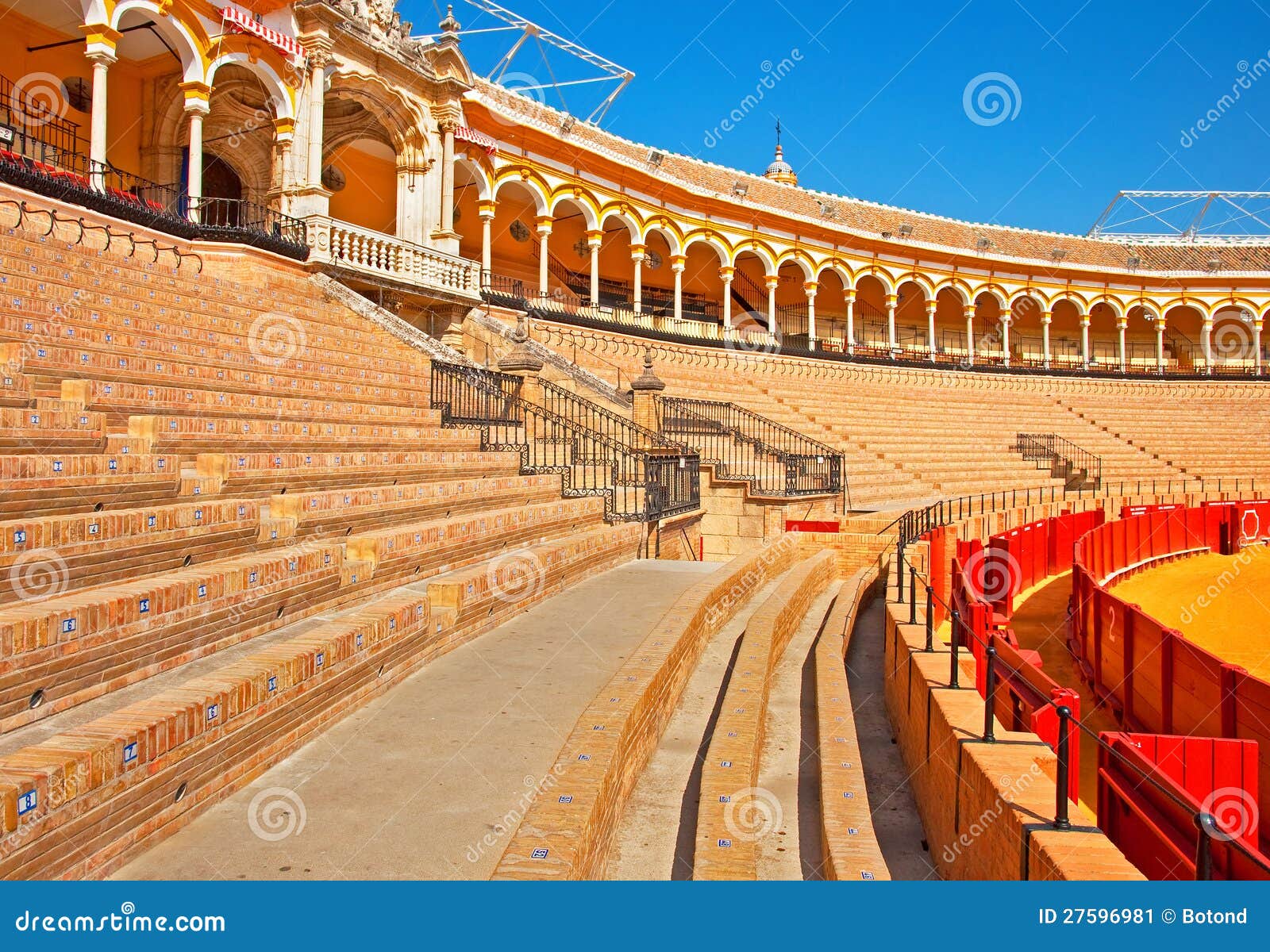Bull arena of Seville stock image. Image of matador, design - 27596981