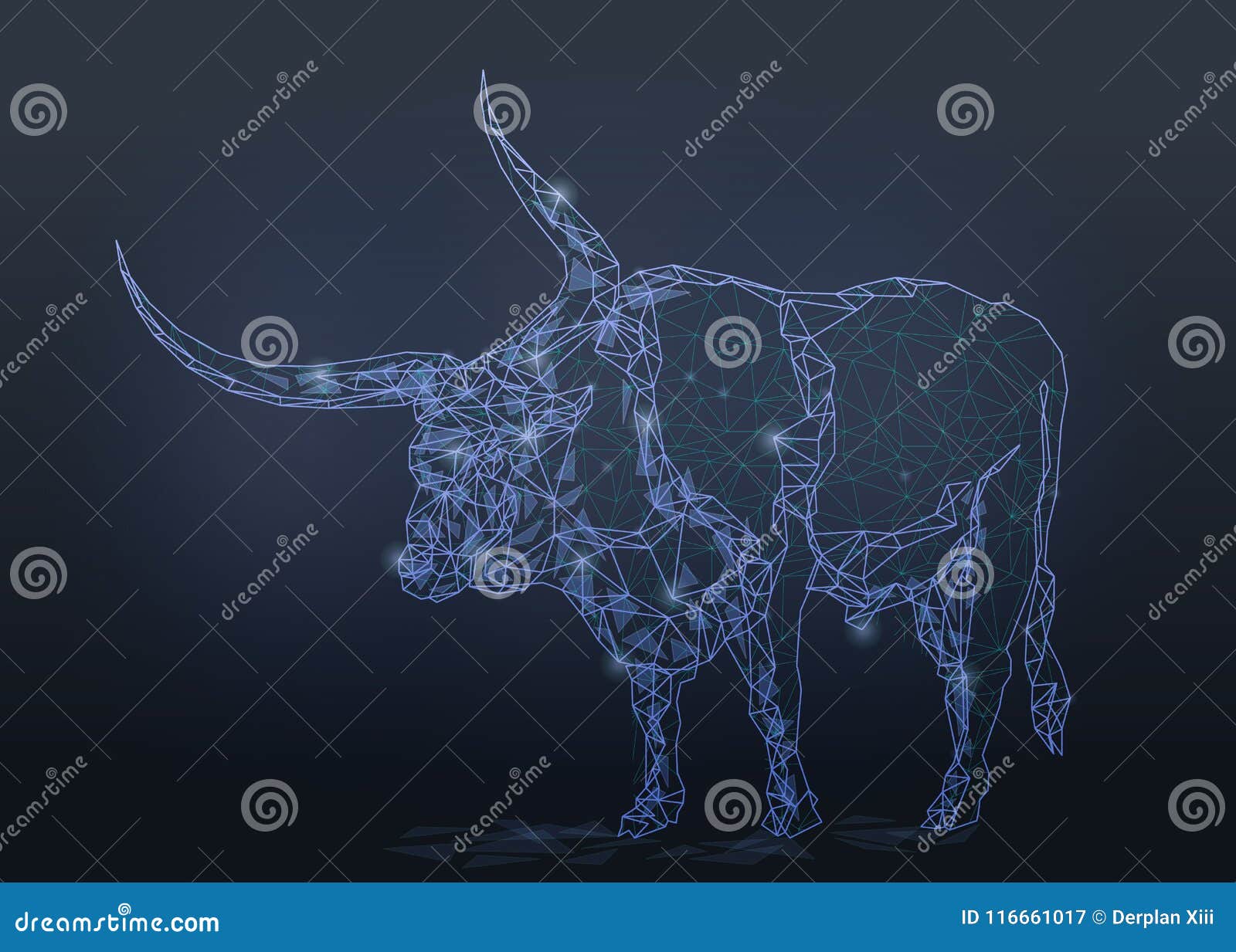 Geometric Buffalo Head Stock Photos - Download 6 Royalty Free Photos