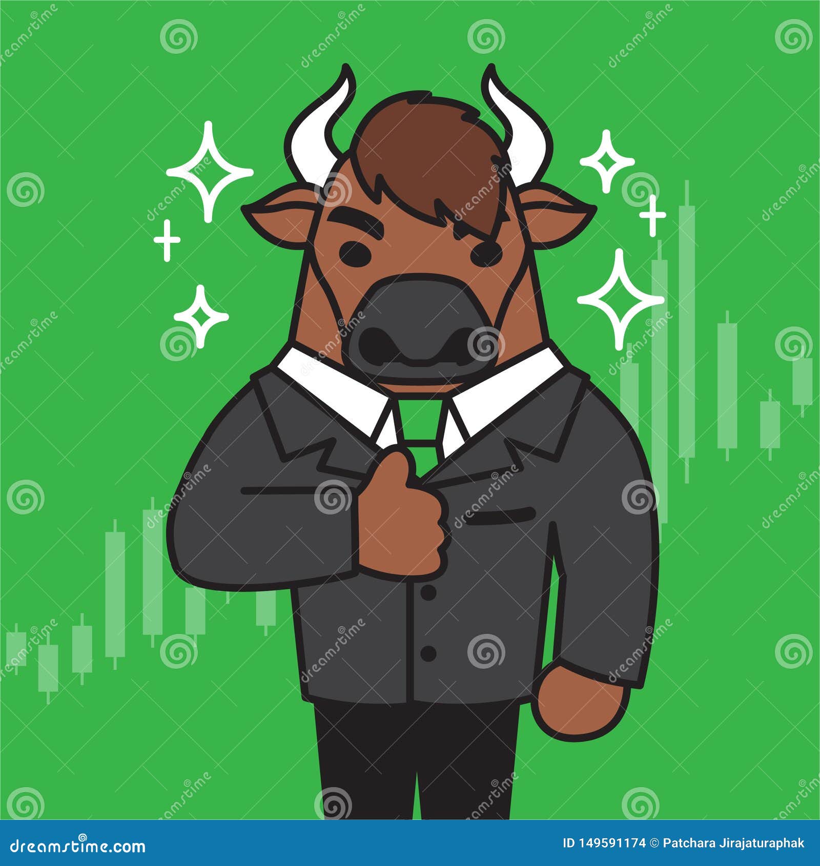 Bull Character Design.stock Concept Stock Vector - Illustration of ...
