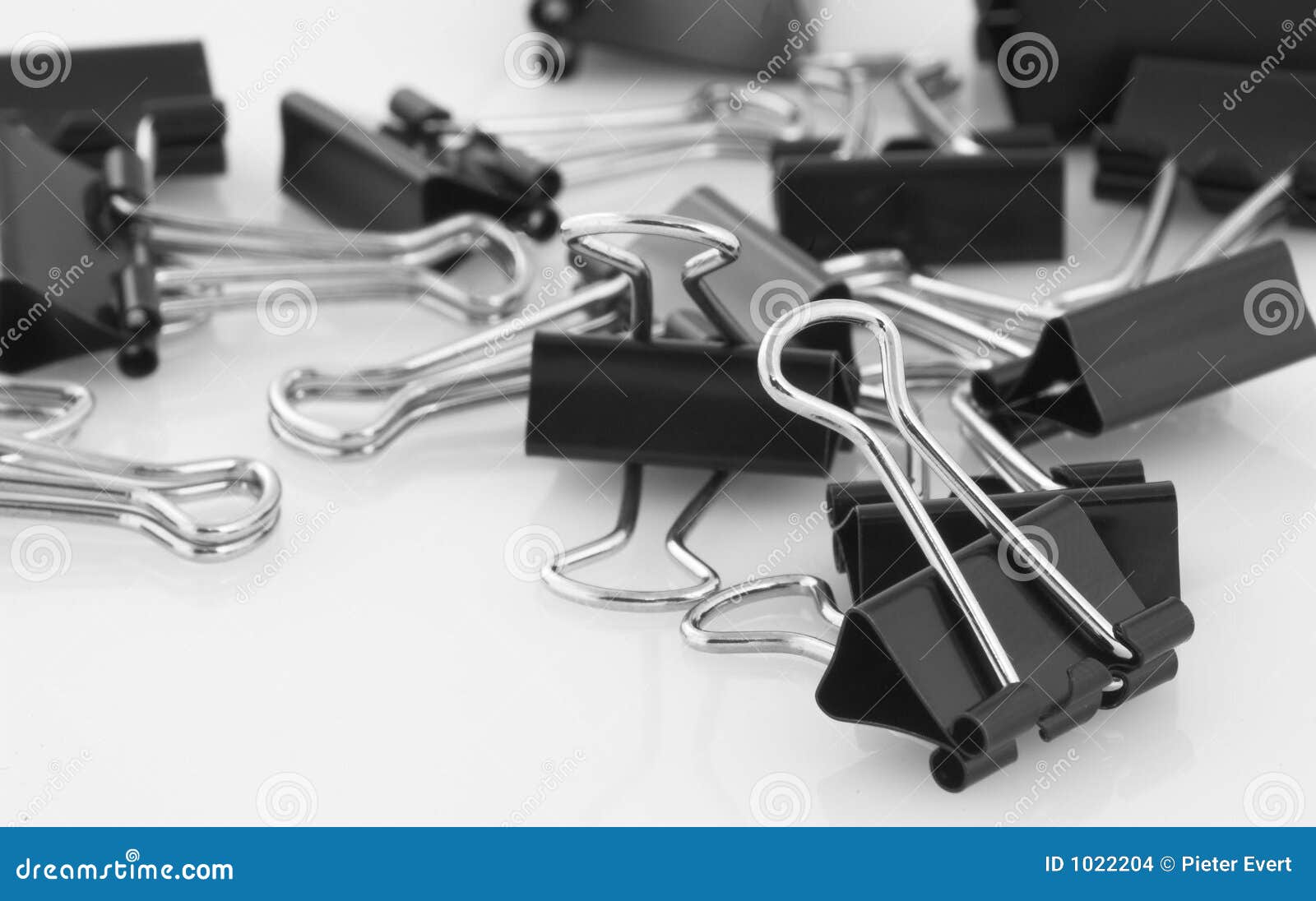 Bull Clips stock photo. Image of scattered, binding, school - 1022204