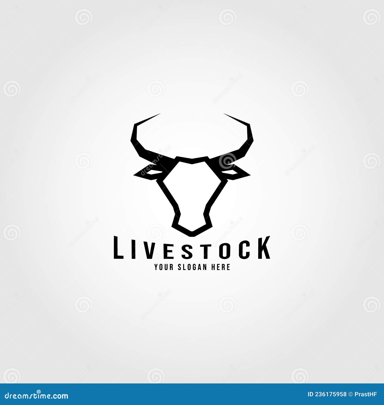 Bull, Cow, Angus, Cattle Head Vector Icon Logo Template Stock Vector ...