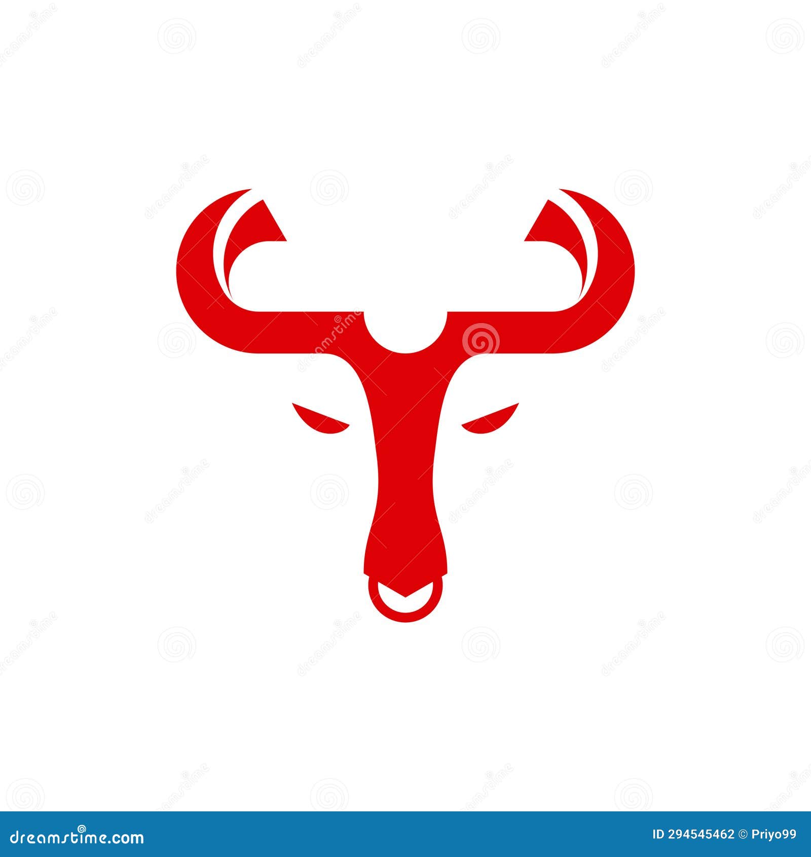 Bull Design Element Vector Icon with Creative Modern Concept Stock ...
