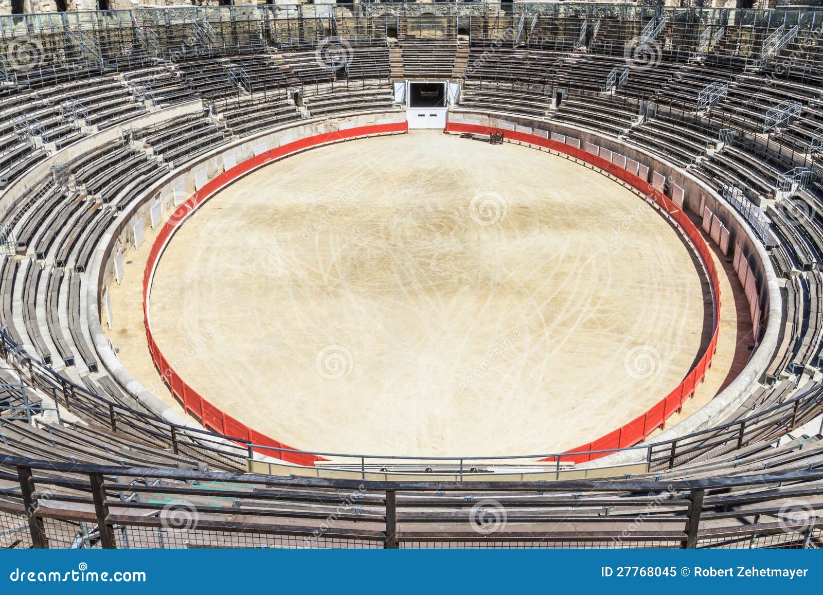 Bull Fighting Arena Nimes stock image. Image of fighting - 27768045
