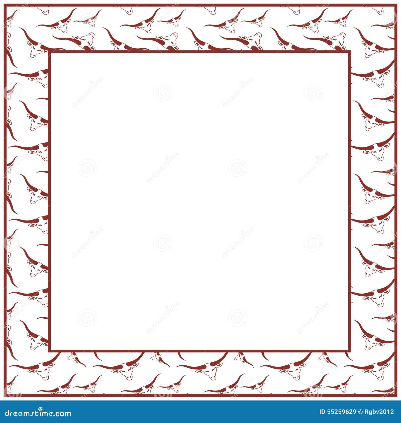 Bull Frame. Business And Finance Symbol Cartoon Vector | CartoonDealer ...