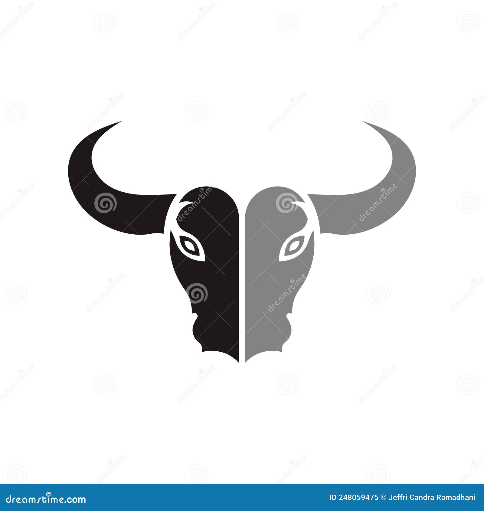 Bull head logo vector icon stock vector. Illustration of graphic ...