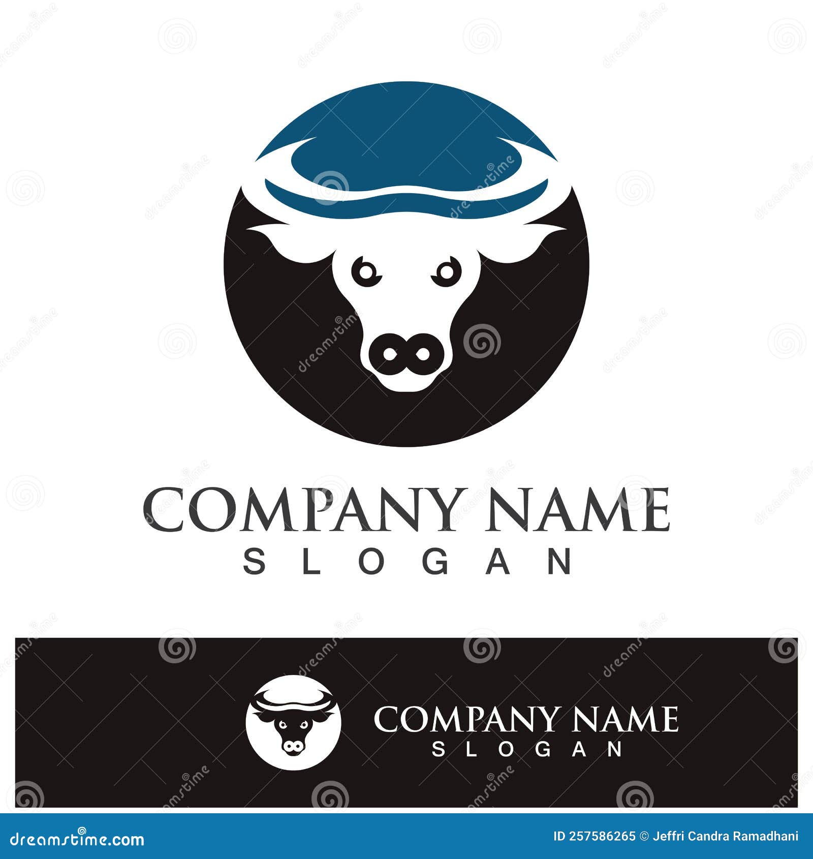 Bull head logo vector icon stock vector. Illustration of isolated ...