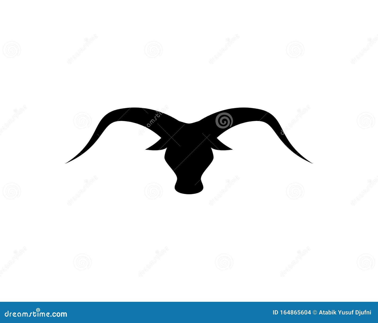 Head Cow, Slaughter Logo. Vector Illustration | CartoonDealer.com ...