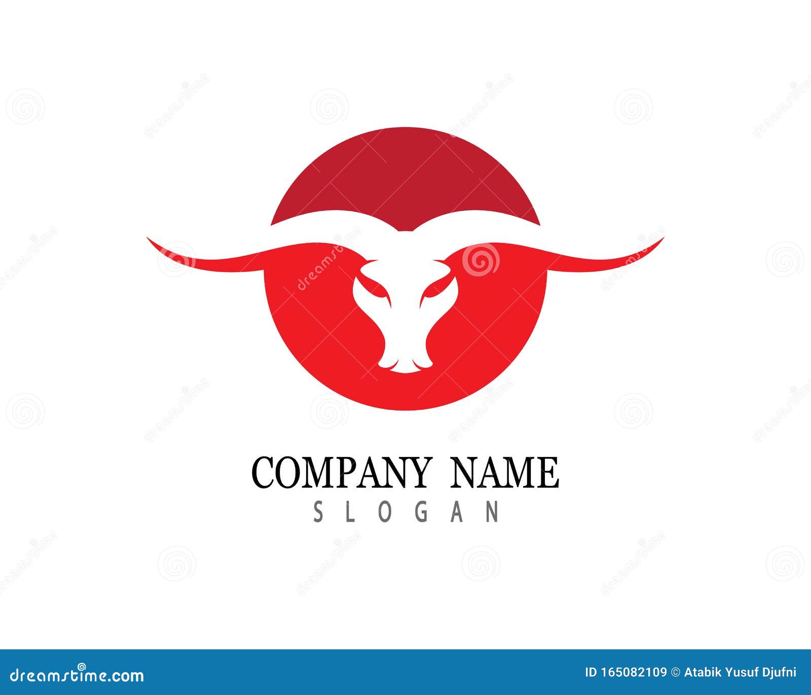 Bull head vector icon stock vector. Illustration of country - 165082109