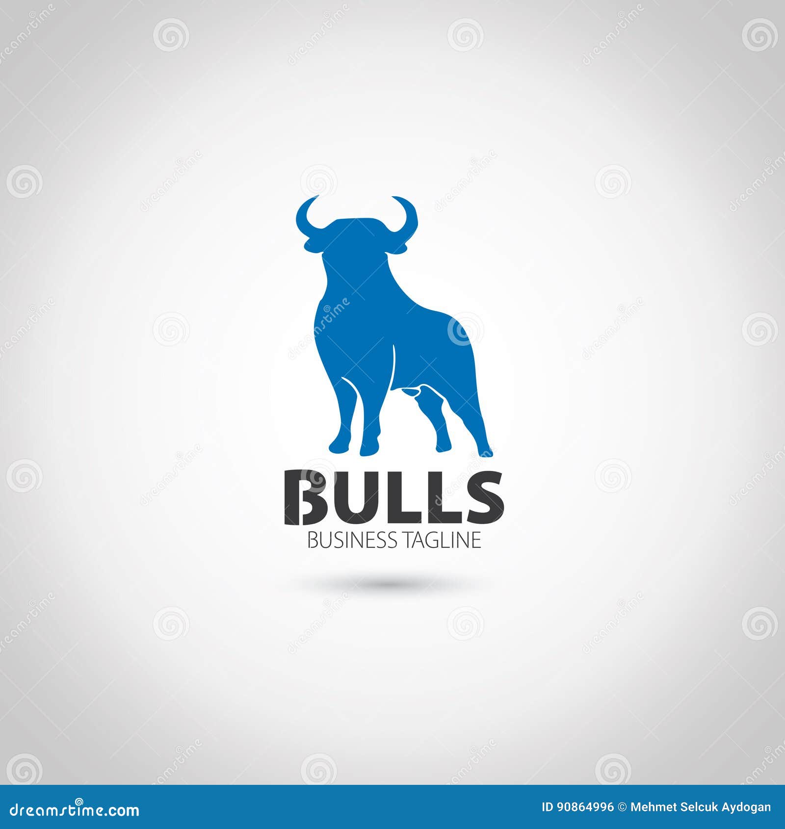 Bull Logo stock illustration. Illustration of horn, concept - 90864996