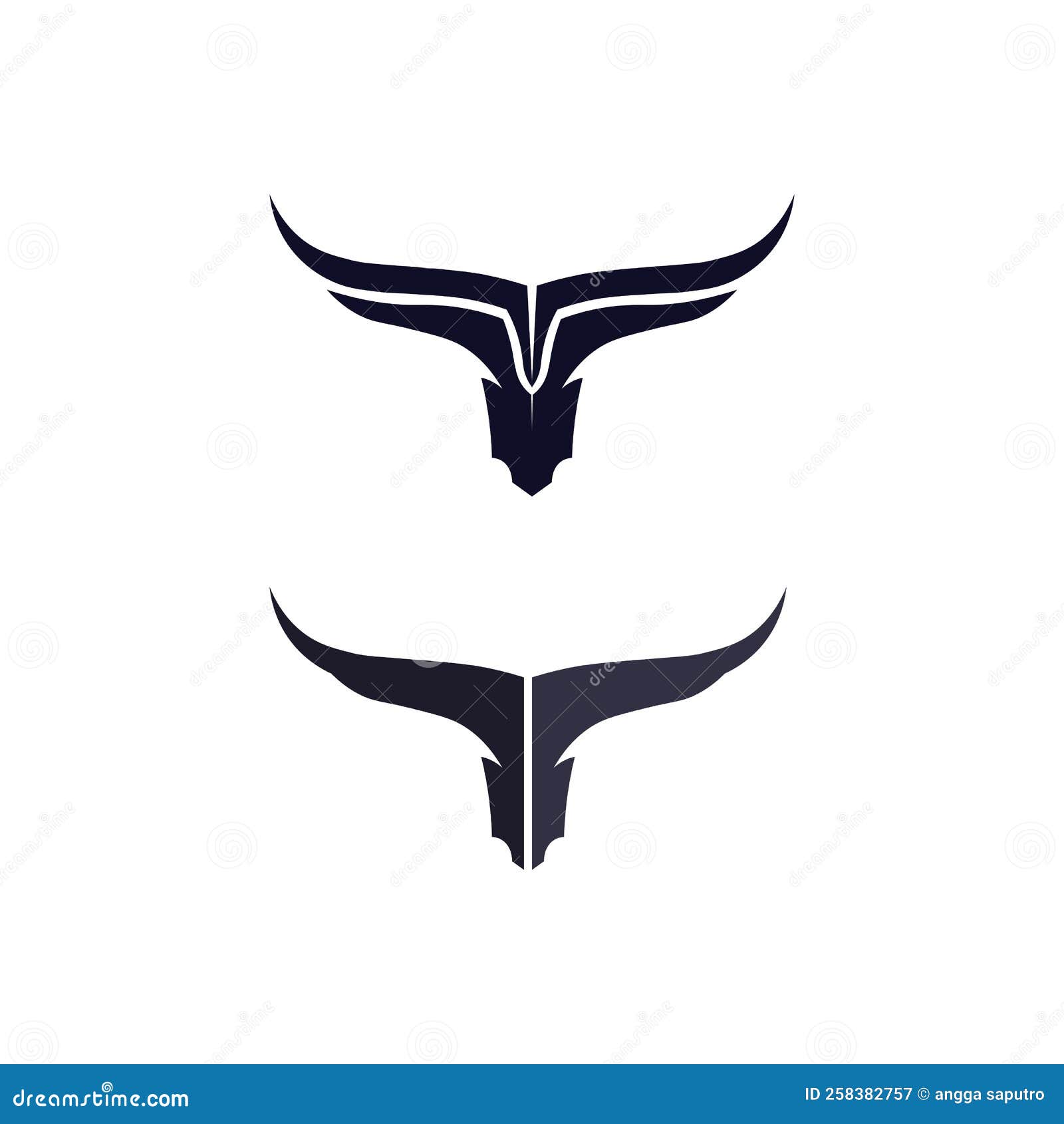 Bull Logo and Symbols Vector Template Icons App Stock Illustration ...