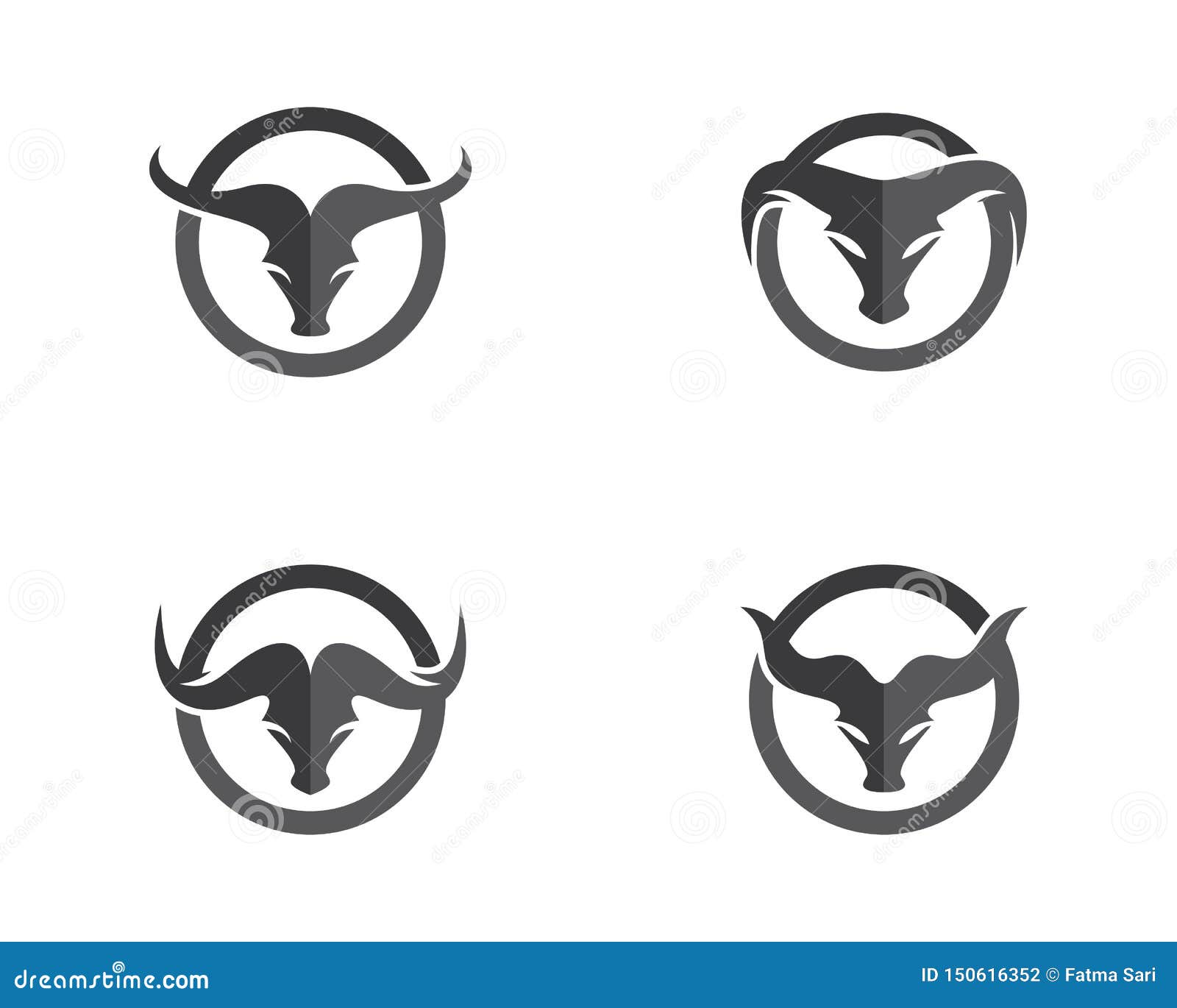 Slaughter, Cattle , Beef Logo. Vector Illustration | CartoonDealer.com ...
