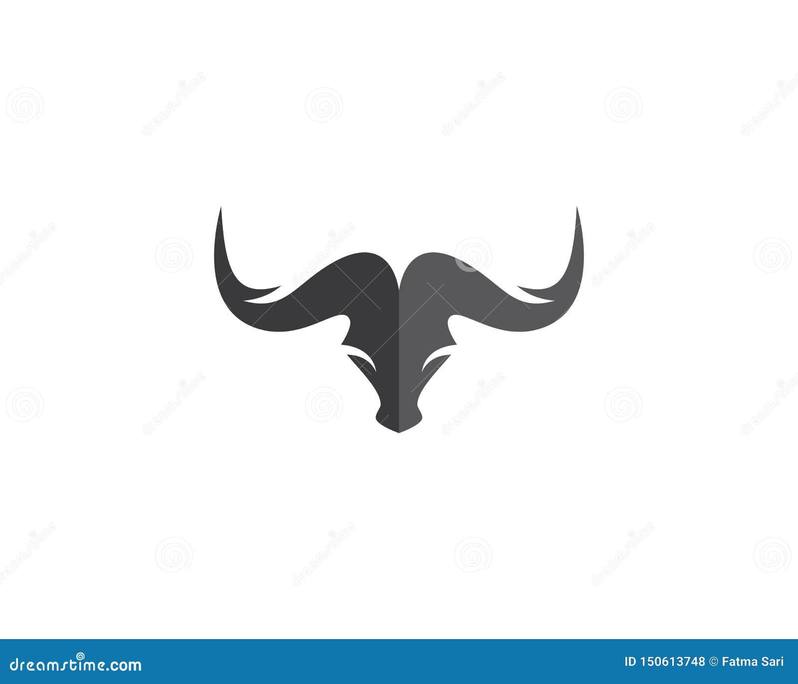 Bull logo template stock vector. Illustration of logotype - 150613748