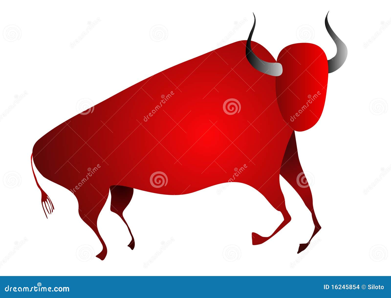 Bull Cave Paintings - Ancient Hand-painted Petroglyphs. Prehistoric ...