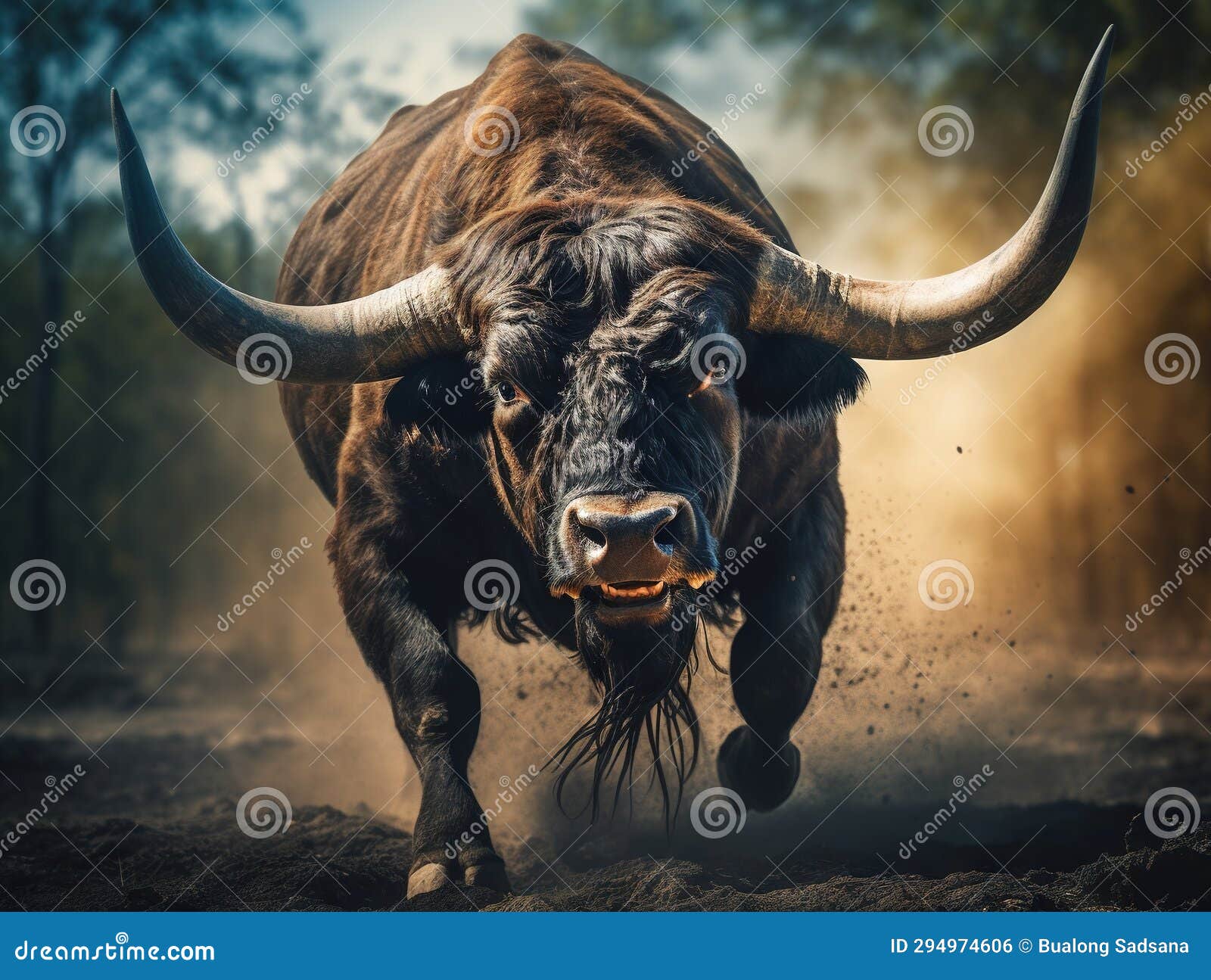 Bull Made with Generative AI Illustration Stock Illustration ...