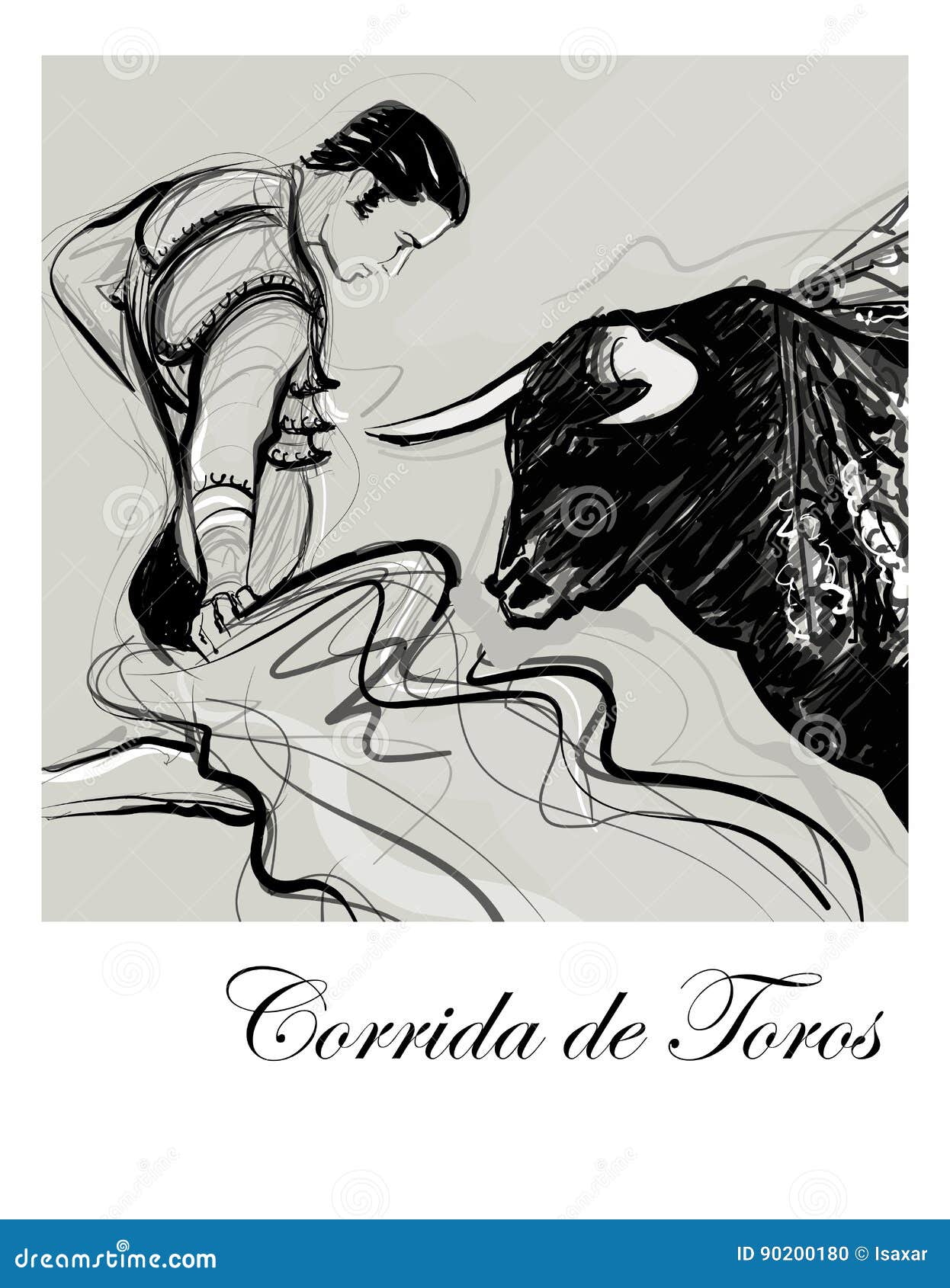 Torero Ilustraciones Stock, Vectores, Y Clipart – (1,083 Ilustraciones ...