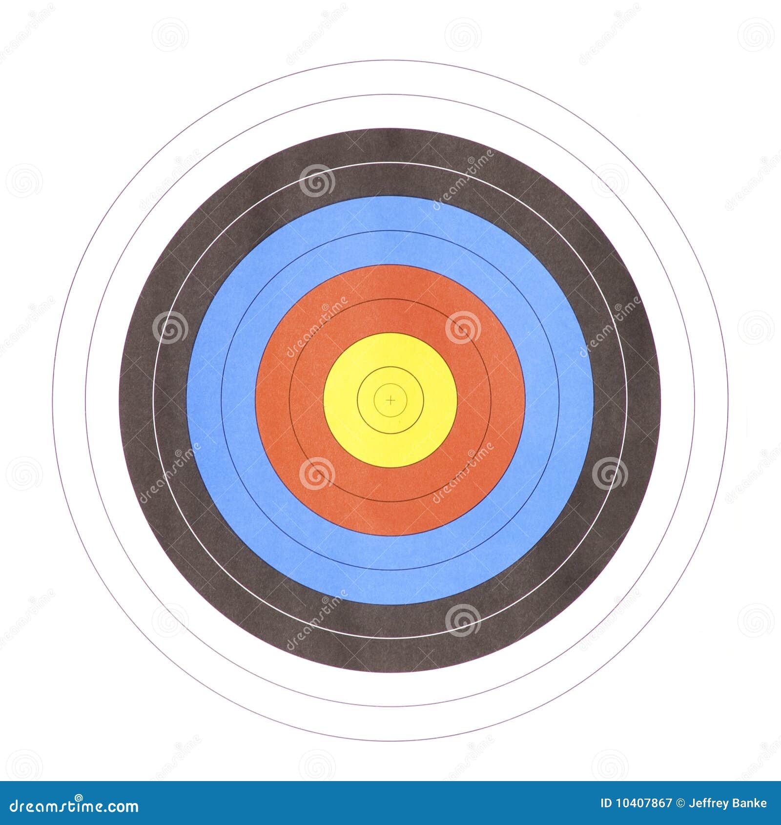 Bull s eye target stock image. Image of fresh, white - 10407867