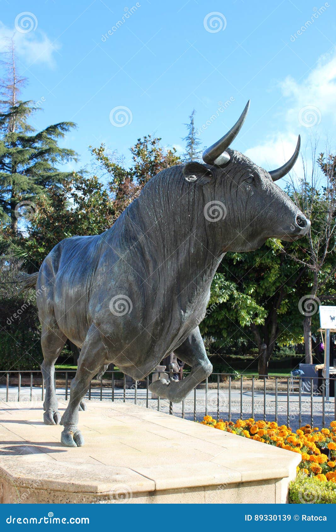 Bull statue photo detail stock image. Image of village - 89330139