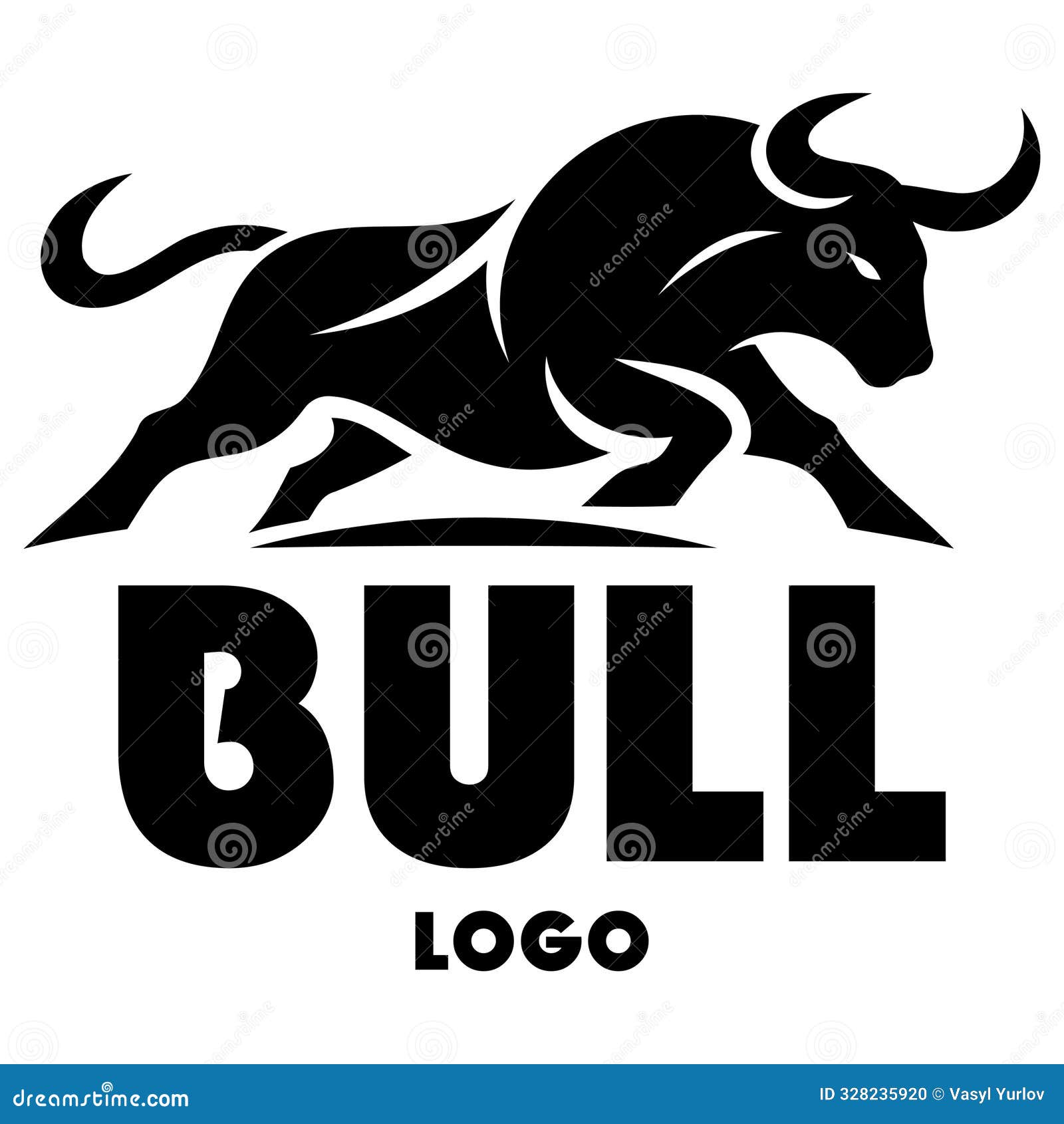 Bull Vector. Angry Bull Logo Stock Illustration - Illustration of ...