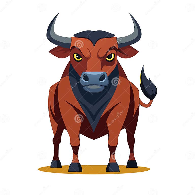 Bull Vector Image stock illustration. Illustration of engineered ...