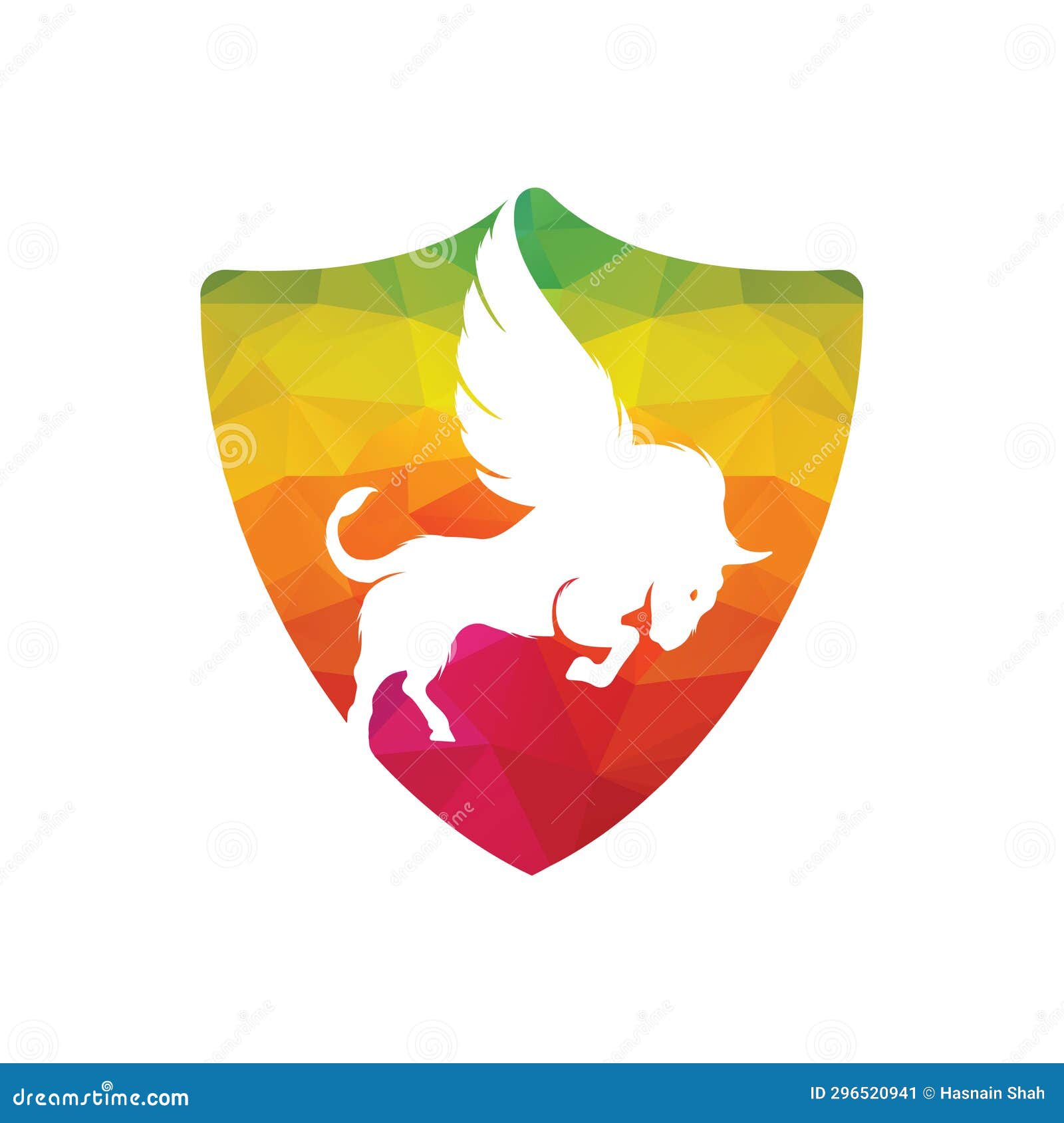 Flying Bull Icon Vector Illustration Stock Vector - Illustration of ...