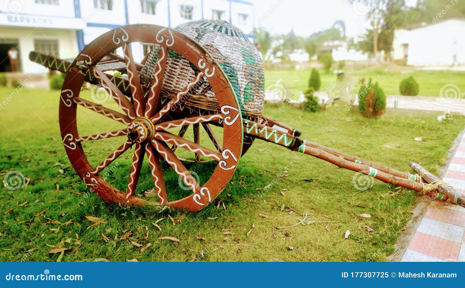 Bullcart for Agriculture Farming Stock Image - Image of farmers ...