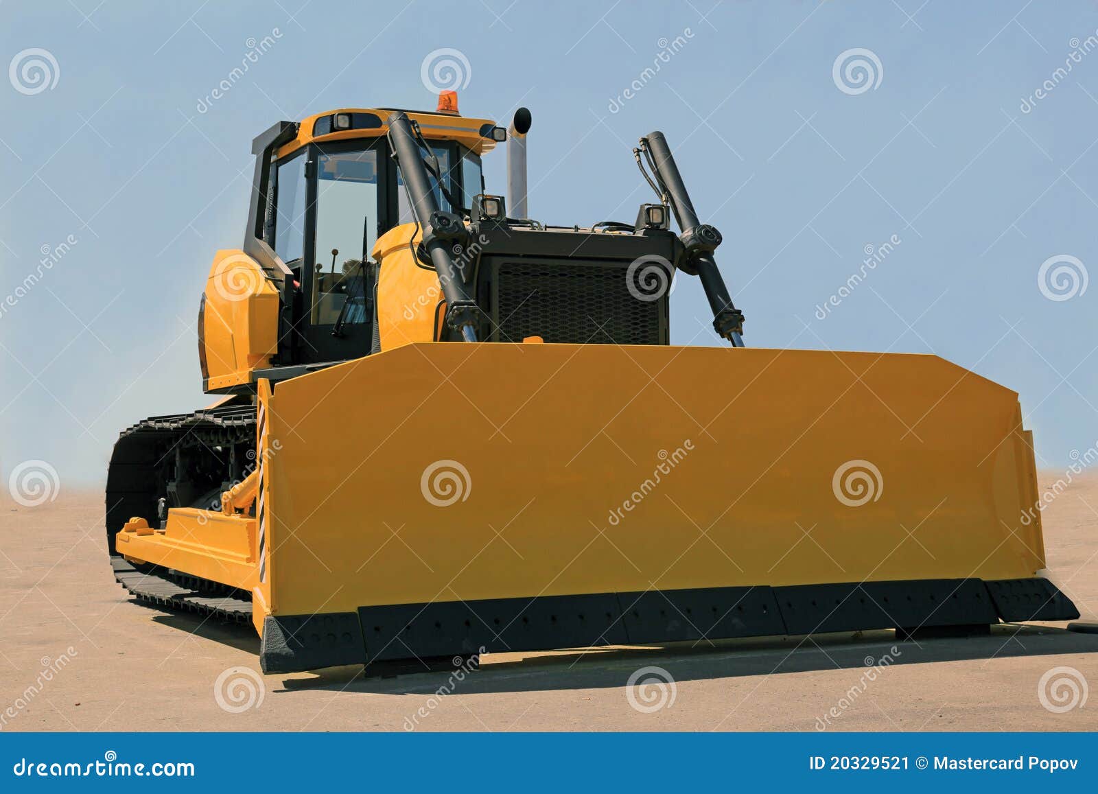 Bulldoze stock image. Image of building, scraper, machine - 20329521