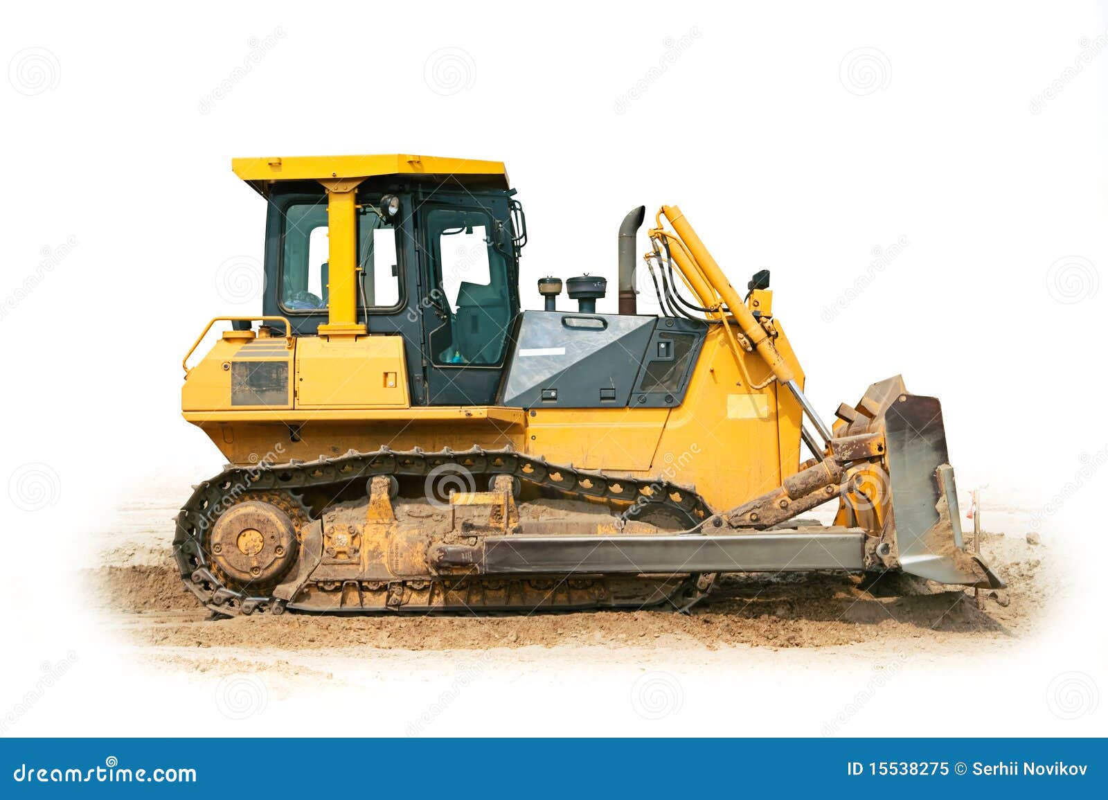 Bulldozer stock image. Image of mines, dirt, tracks, equipment - 15538275