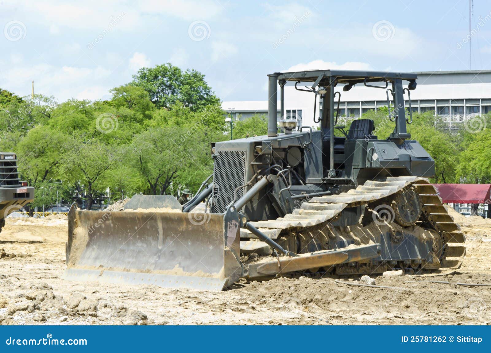 Bulldozer stock photo. Image of dredge, business, construction - 25781262