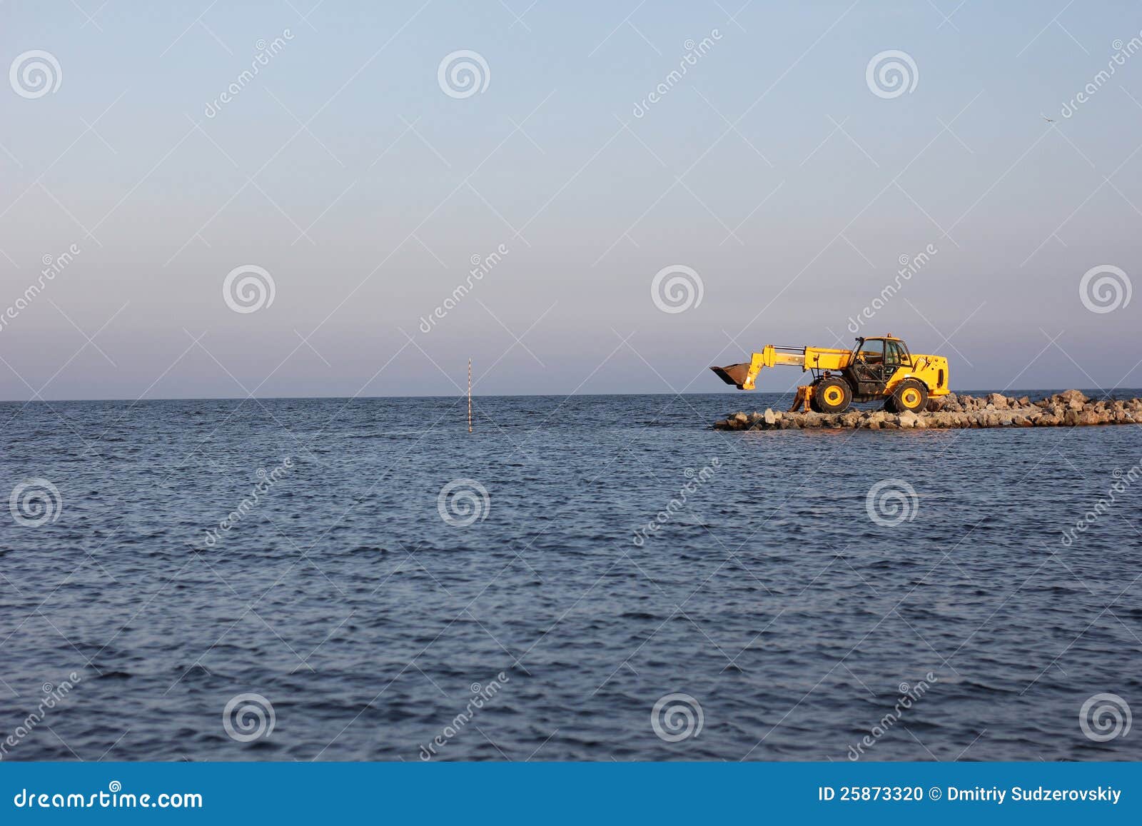 Bulldozer stock photo. Image of beach, loading, diesel - 25873320