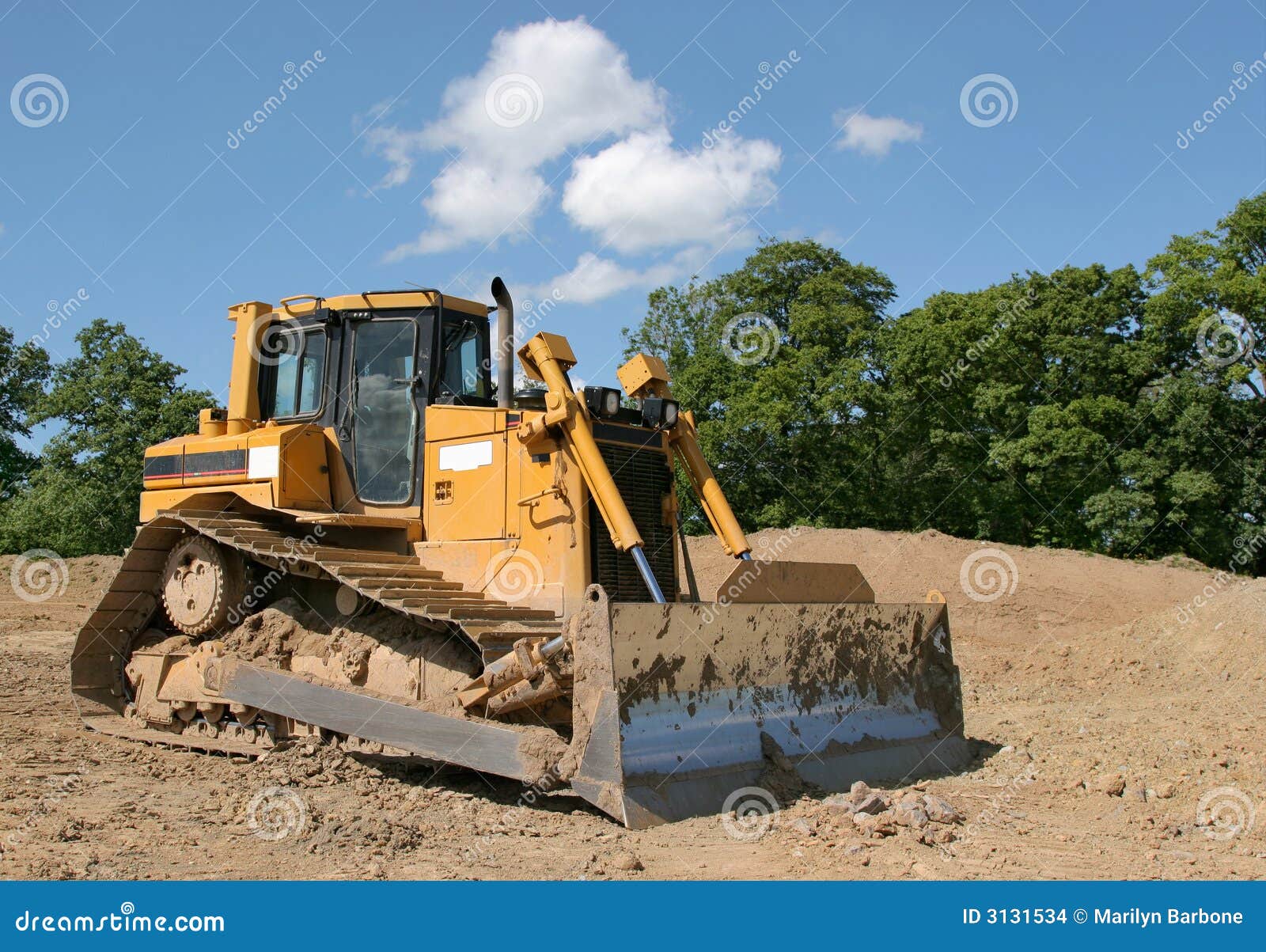 Bulldozer stock photo. Image of heavy, powerful, metal - 3131534