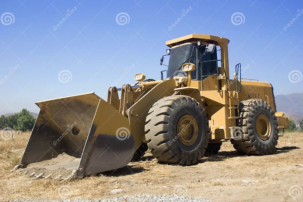 Bulldozer stock photo. Image of vehicle, work, scoop, site - 550226