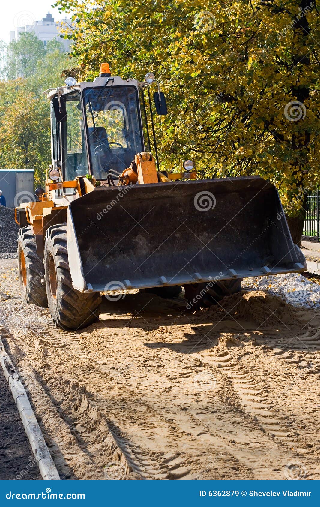 Bulldozer stock image. Image of heavy, construction, business - 6362879