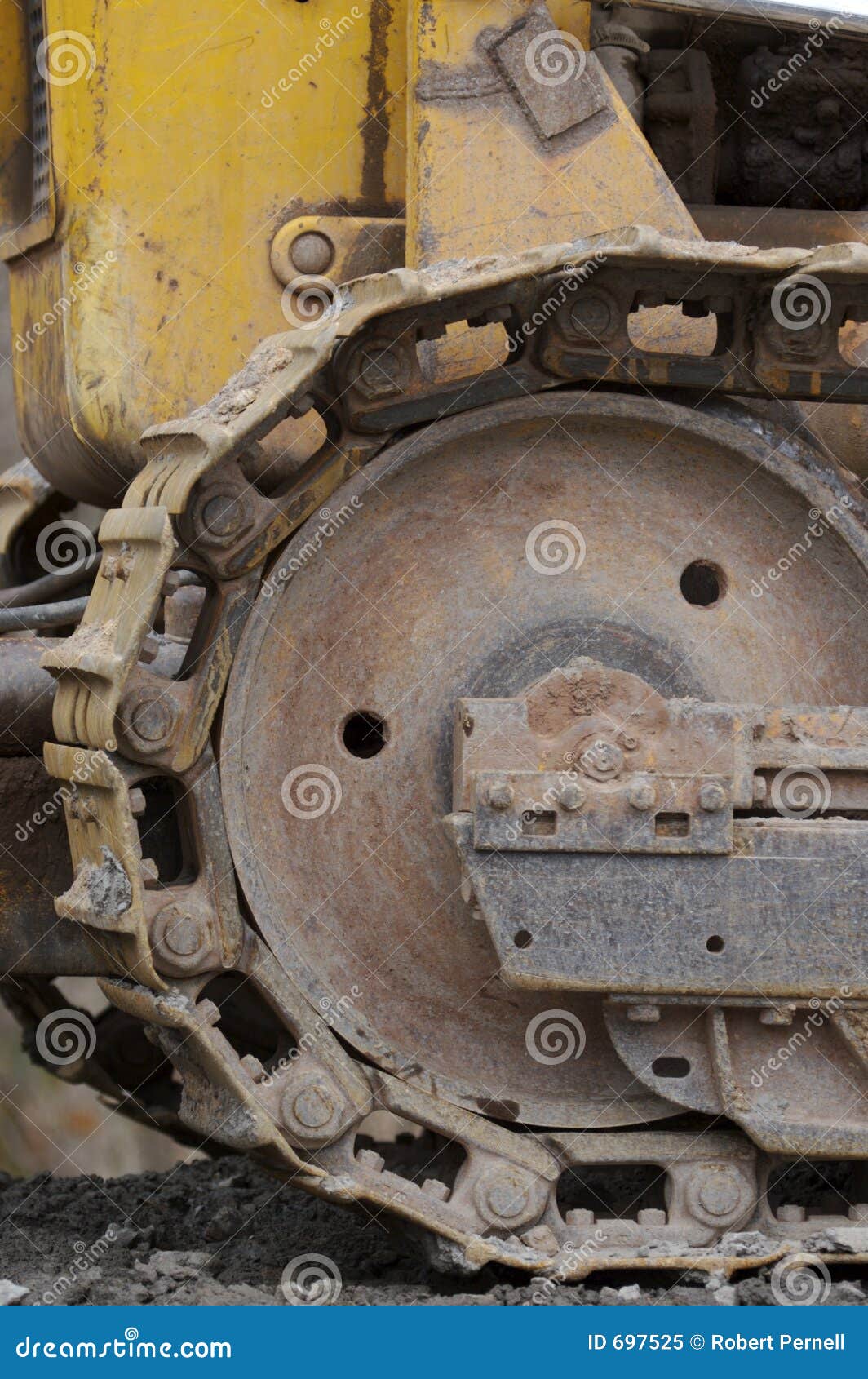 Bulldozer stock image. Image of loader, interior, bull - 697525