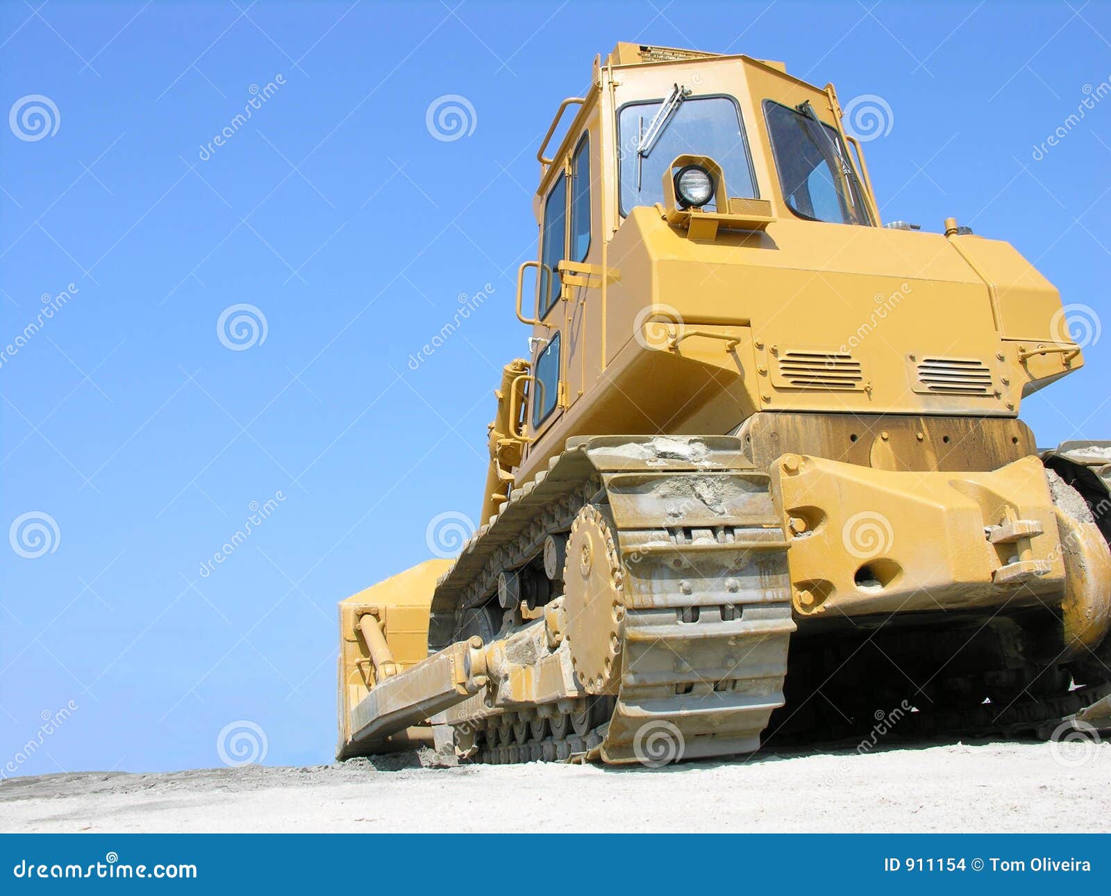 Bulldozer stock photo. Image of utility, steel, construction - 911154