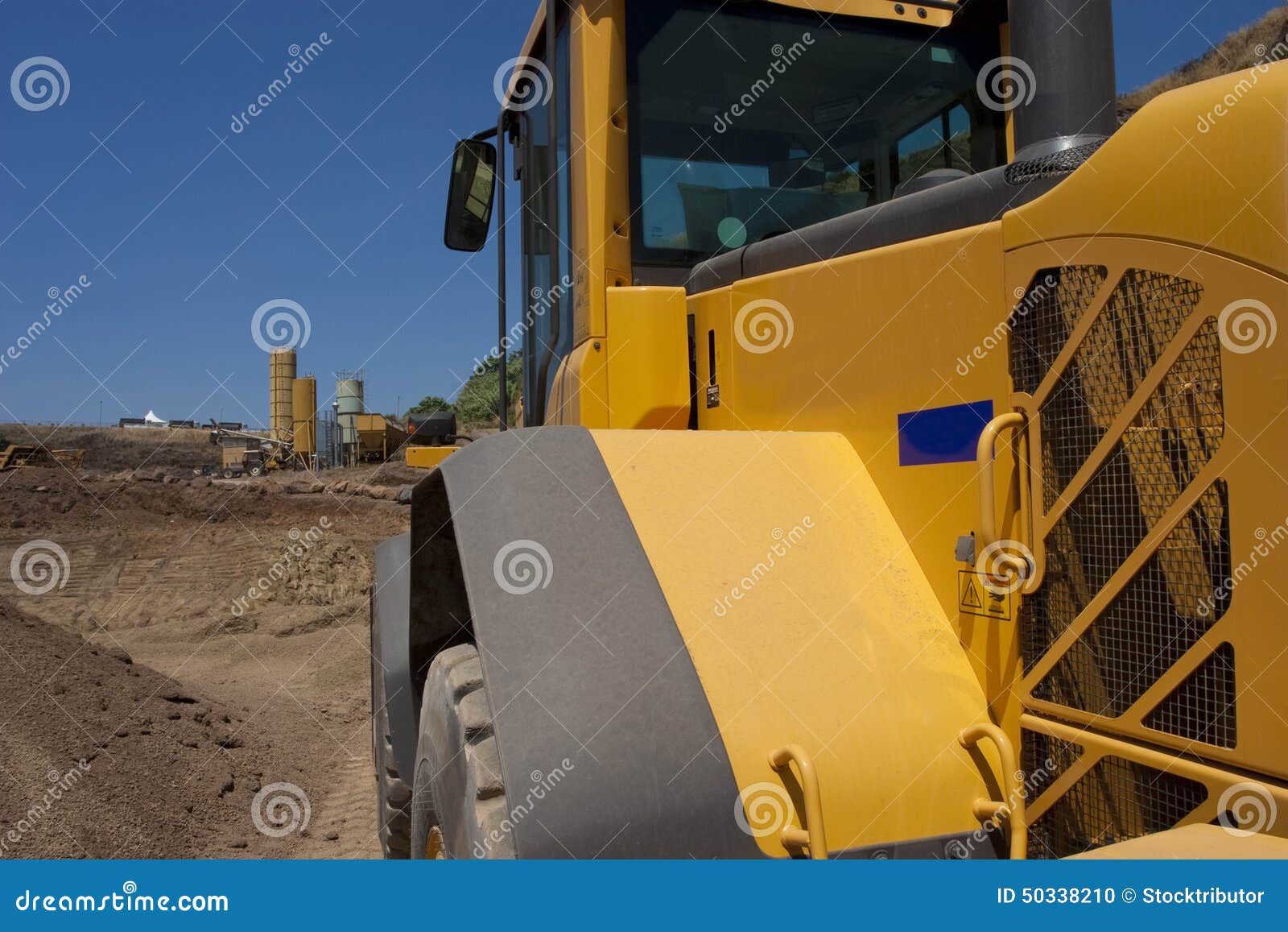 Bulldozer in action stock photo. Image of digger, mining - 50338210