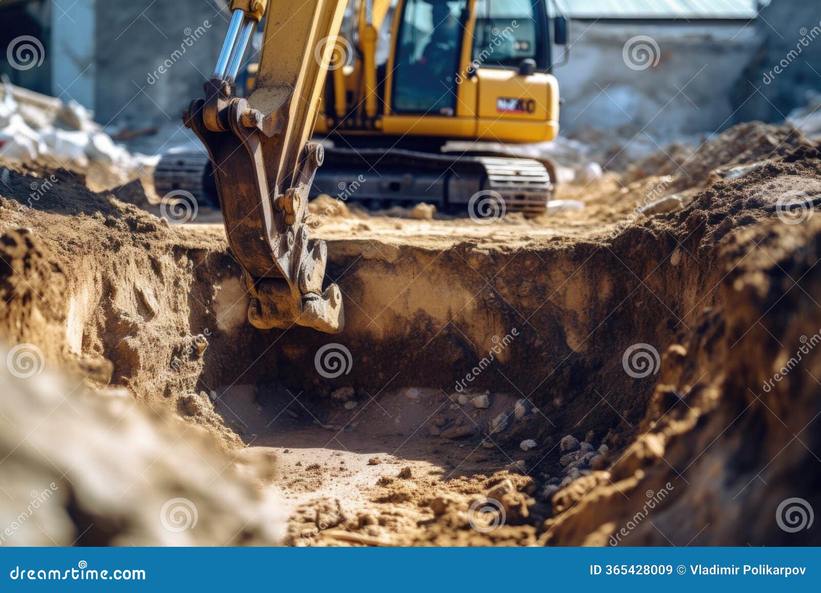 Digging A Trench Royalty-Free Stock Photography | CartoonDealer.com ...
