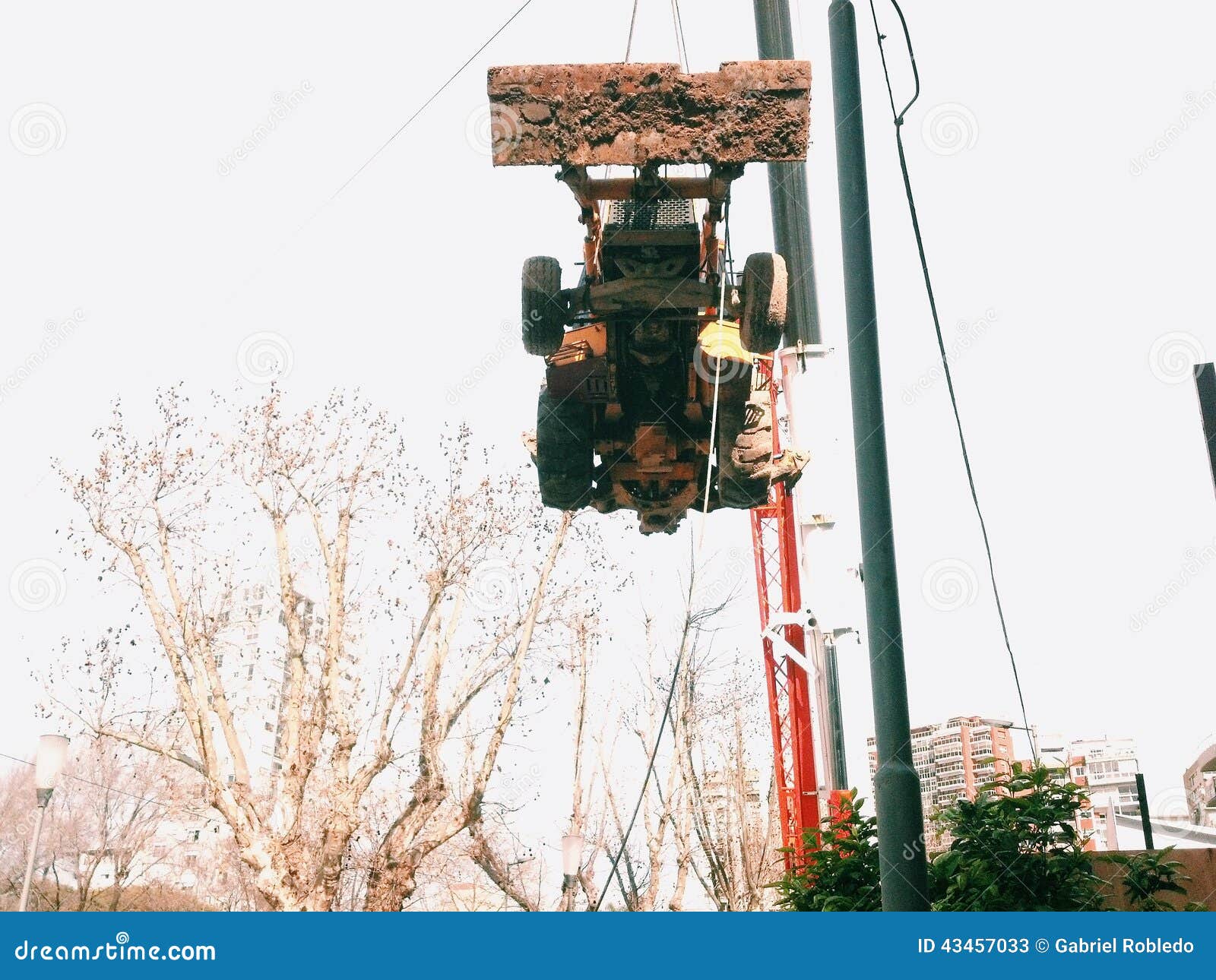 Bulldozer stock image. Image of machinery, gravel, digging - 43457033