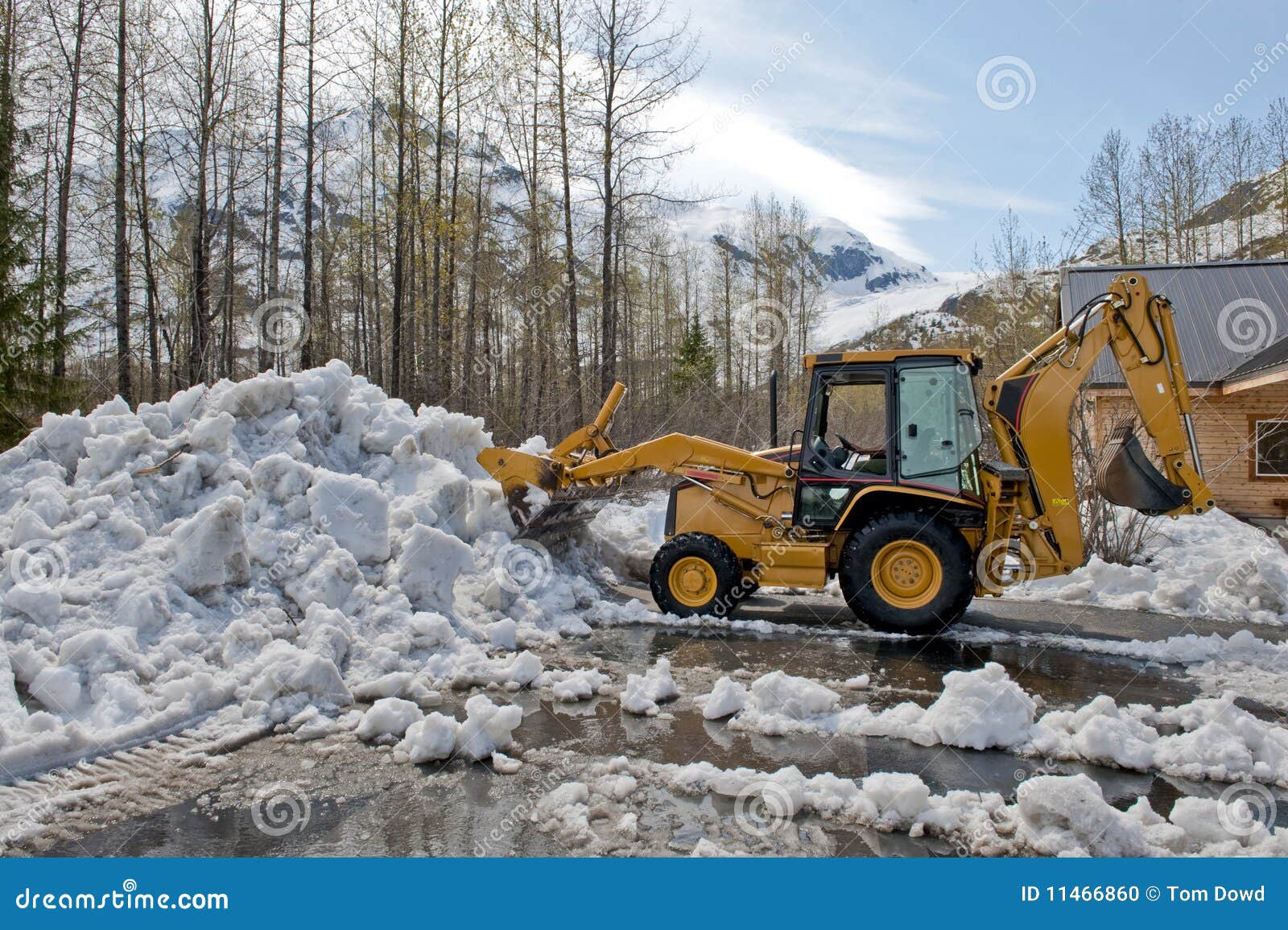 Bulldozer Clearing Snow Stock Photo - Image: 11466860 Bulldozer Clearing Snow Stock Photo - Image: 11466860