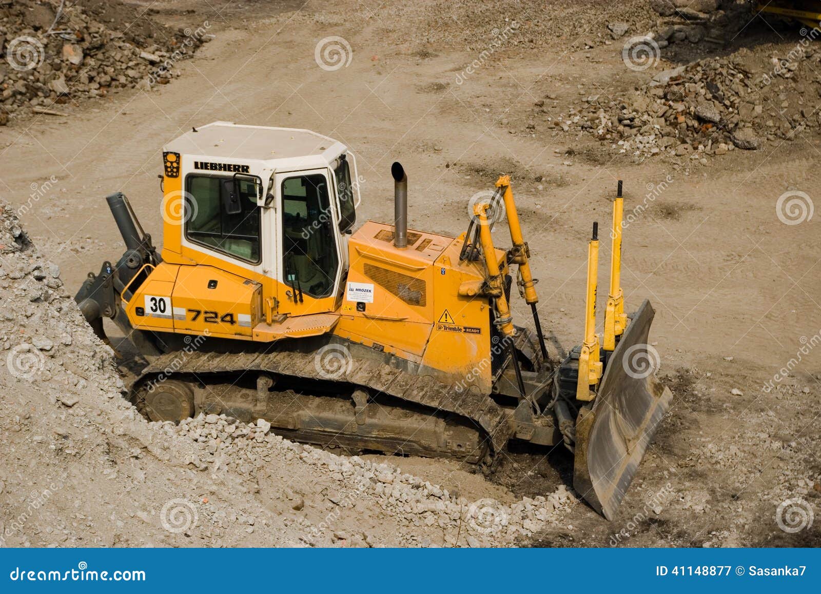 Bulldozer editorial photography. Image of grease, dirt - 41148877
