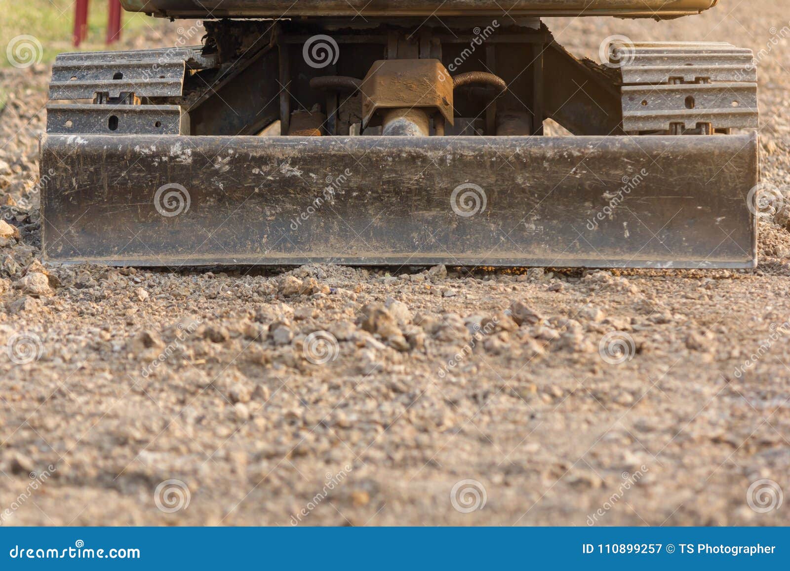 Bulldozer or Continuous Tracked Tractor Stock Image - Image of ...