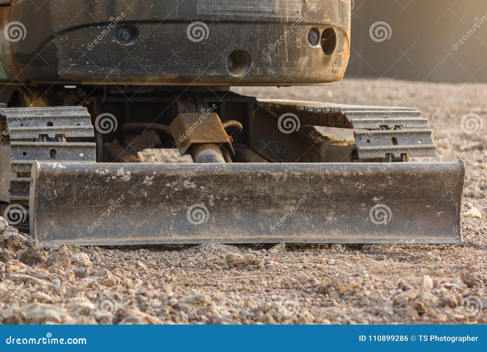 Bulldozer or Continuous Tracked Tractor Stock Photo - Image of ...