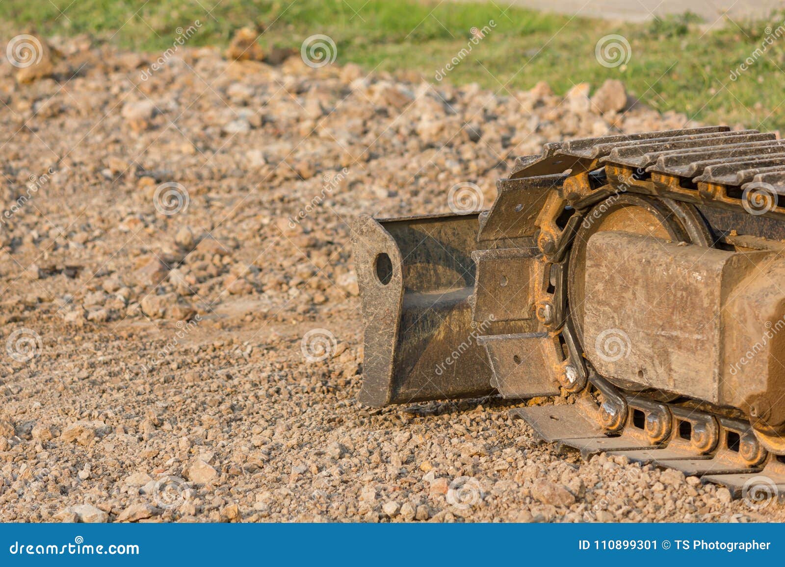 Bulldozer or Continuous Tracked Tractor Stock Image - Image of ...