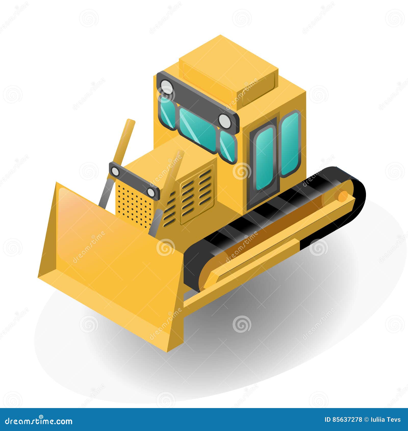 Bulldozer Stock Illustrations – 14,119 Bulldozer Stock Illustrations ...