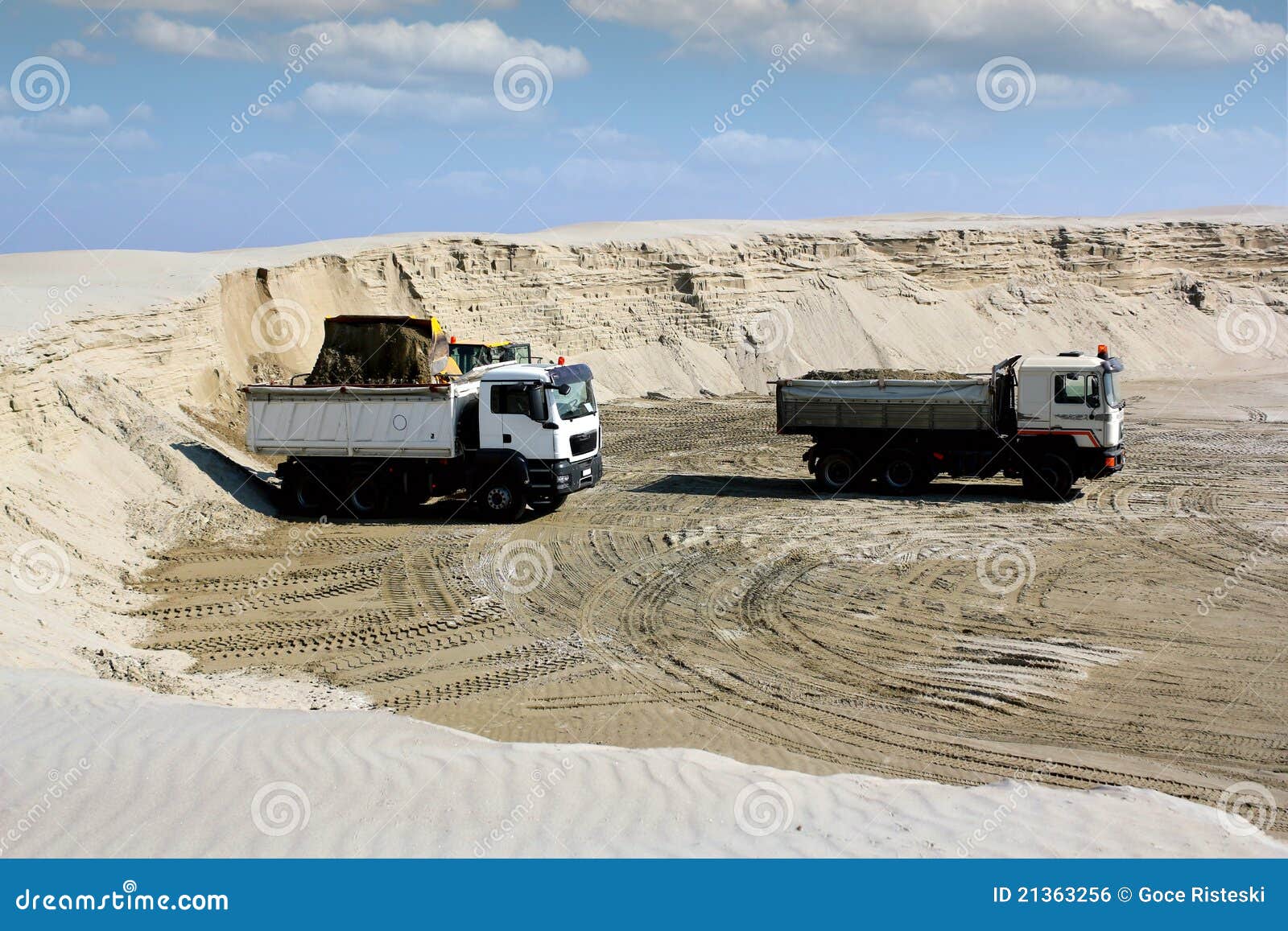 Loading A Bulldozer Royalty-Free Stock Photo | CartoonDealer.com #3391953